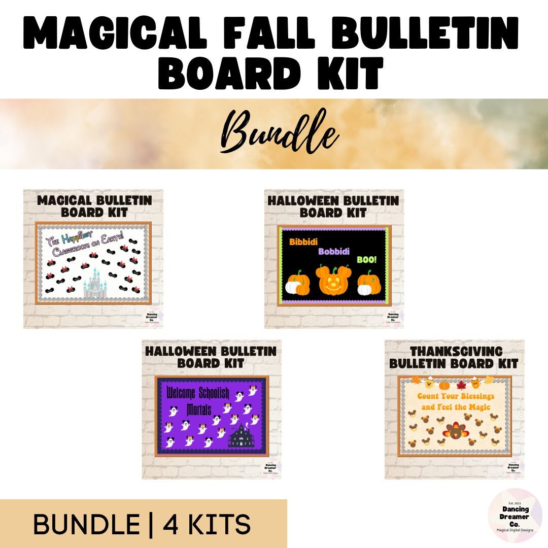 Magical Fall Bulletin Board Kit Bundle | Bulletin Board | Fall Bulletin ...