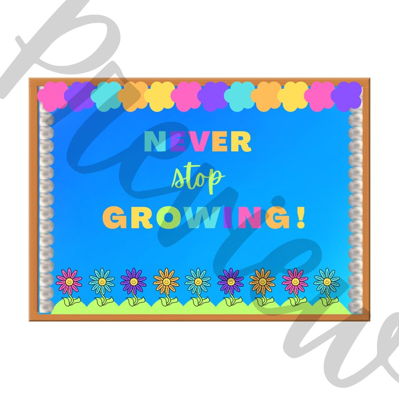 Motivational Bulletin Board Kit Bulletin Board Kit Bulletin Board Decor ...