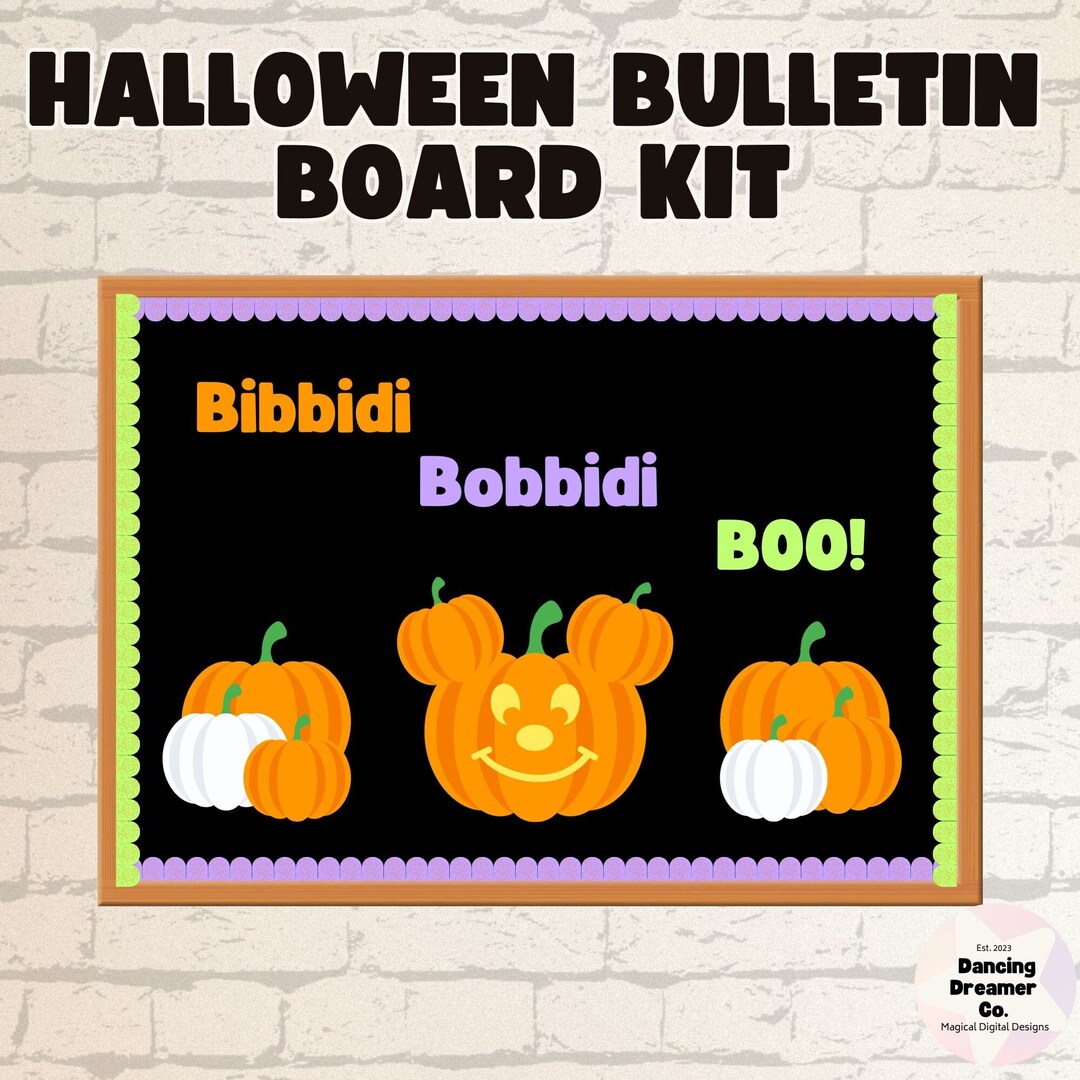 Halloween Bulletin Board Kit | Fall Bulletin Board | Bulletin Board ...