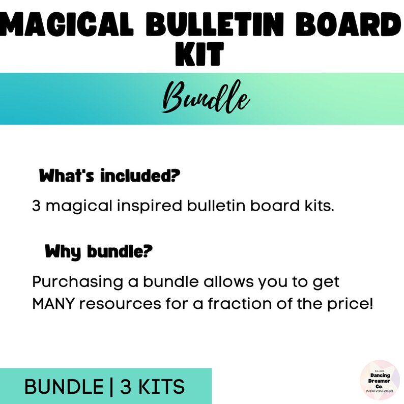 Magical Classroom Bulletin Board Kit Bundle | 3 Designs - Etsy