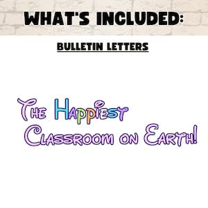 Magical Bulletin Board Kit Back to School | Classroom Decor Bundle ...