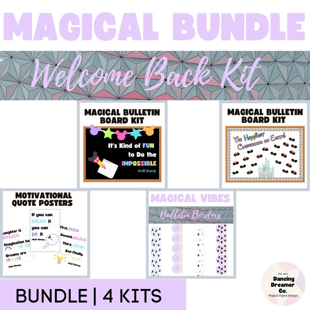 Magical Classroom Decor Bundle Bulletin Board Back to School Kit Fall ...