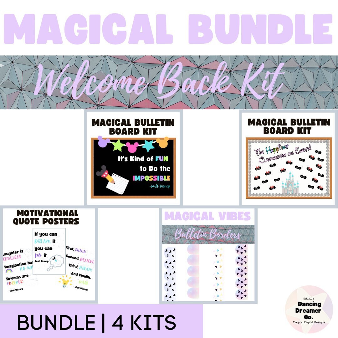 Magical Classroom Decor Bundle Bulletin Board Back to School Kit Fall ...
