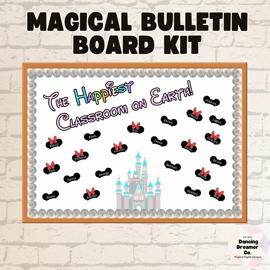 Magical Bulletin Board Kit Back to School Classroom Decor Bundle Fall ...