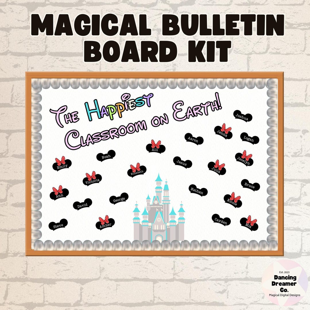 Magical Bulletin Board Kit Back to School | Classroom Decor Bundle ...