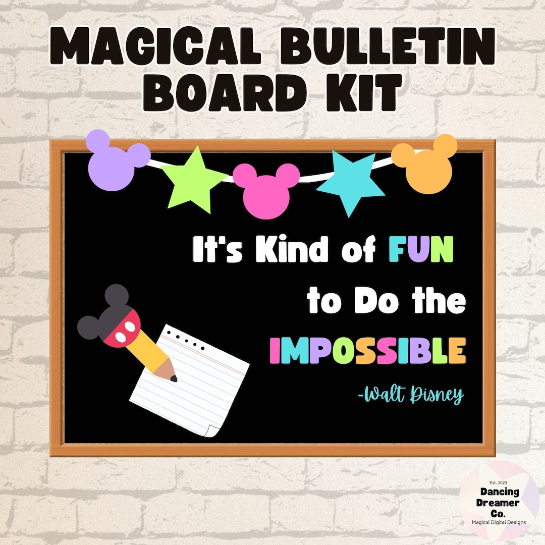 Magical Bulletin Board Kit Classroom Decor Bundle Fall Bulletin Board ...