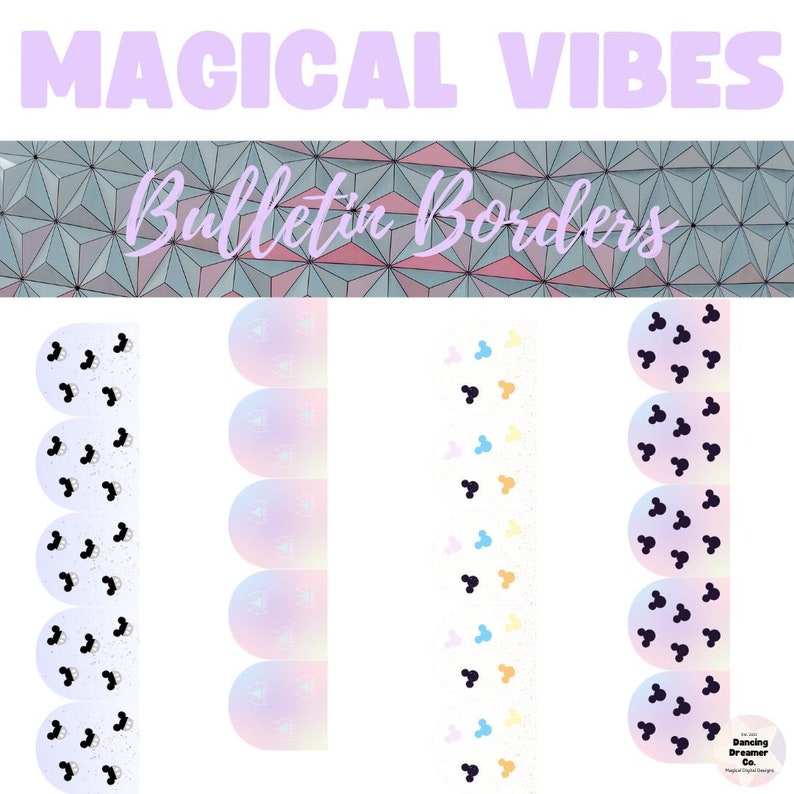Magical Bulletin Board Border | Elementary Classroom Decor (PDF ...