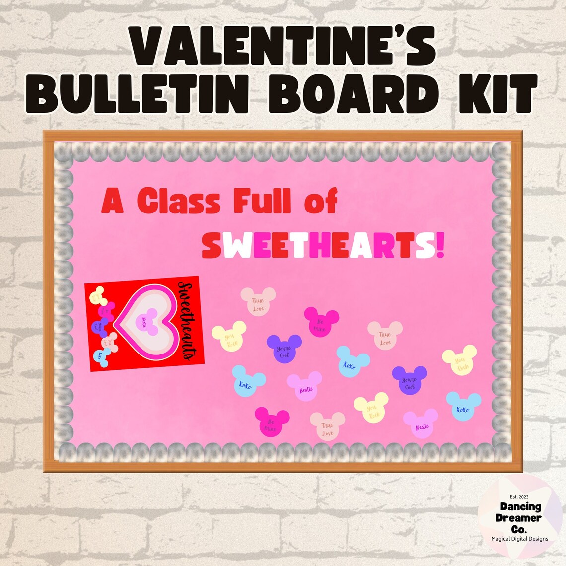 Valentines Day Bulletin Board Kit | Bulletin Board Kit | Bulletin Board ...