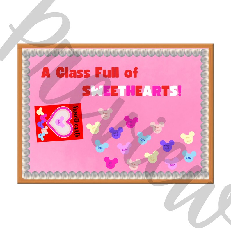 Valentines Day Bulletin Board Kit | Bulletin Board Kit | Bulletin Board ...