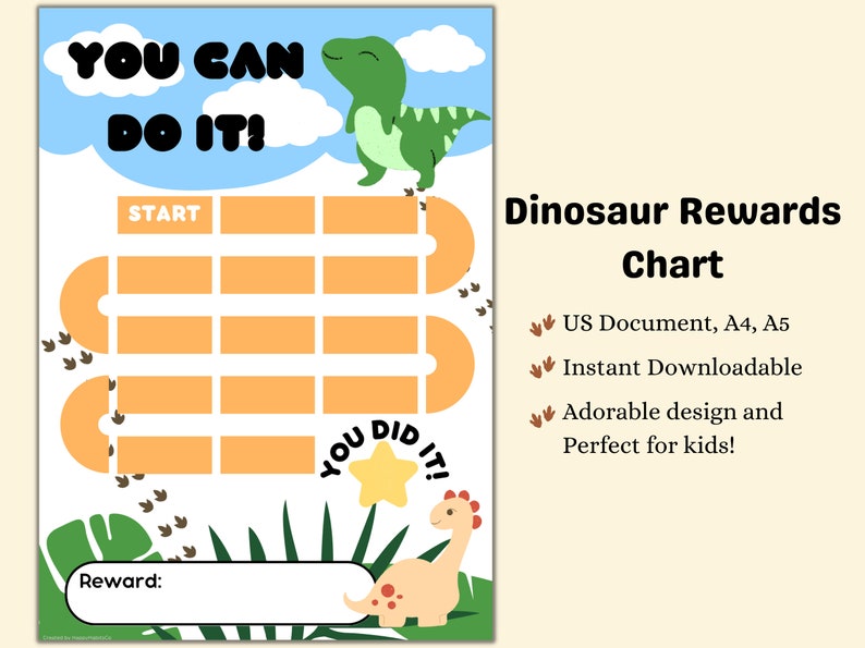 Printable Reward Chart for Kids Daily Chore Chart Behavior Chart Chore ...