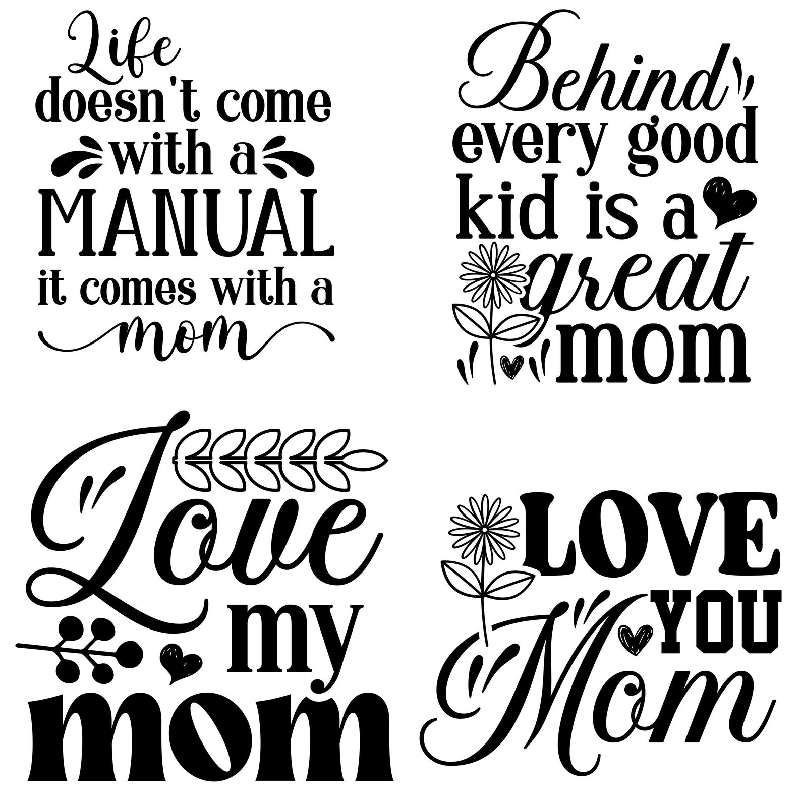 Mothers Day Quotes Svg Bundle Big Mothers Day Quotes Svg Bundle