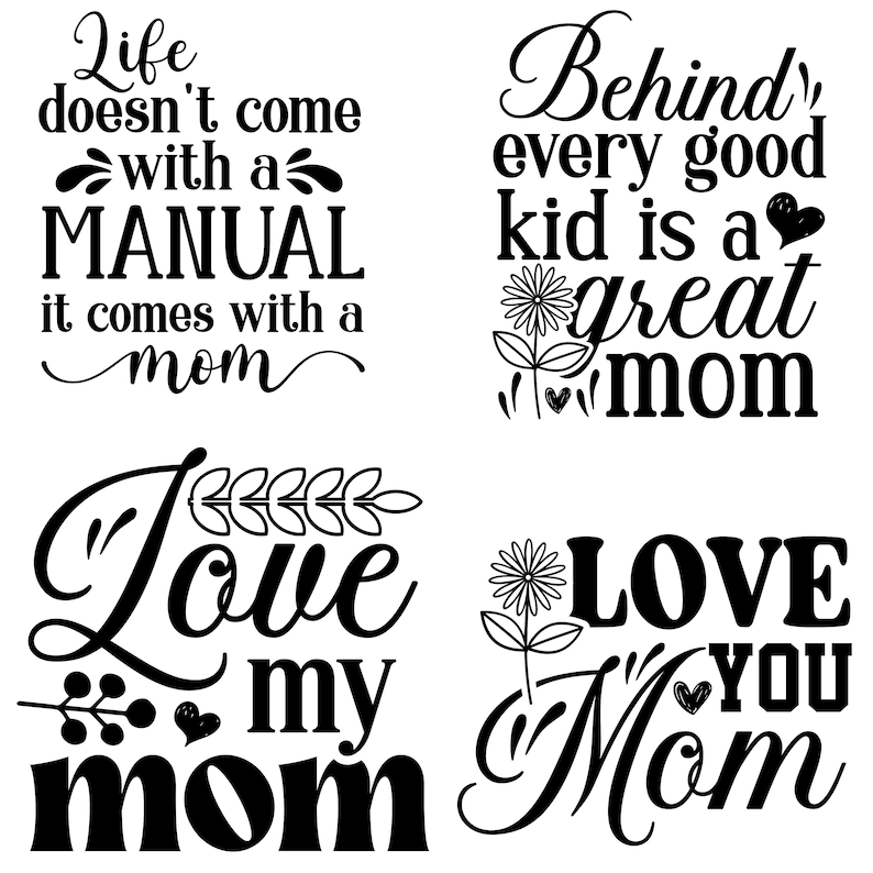 Mothers Day Quotes Svg Bundle Big Mothers Day Quotes Svg Bundle