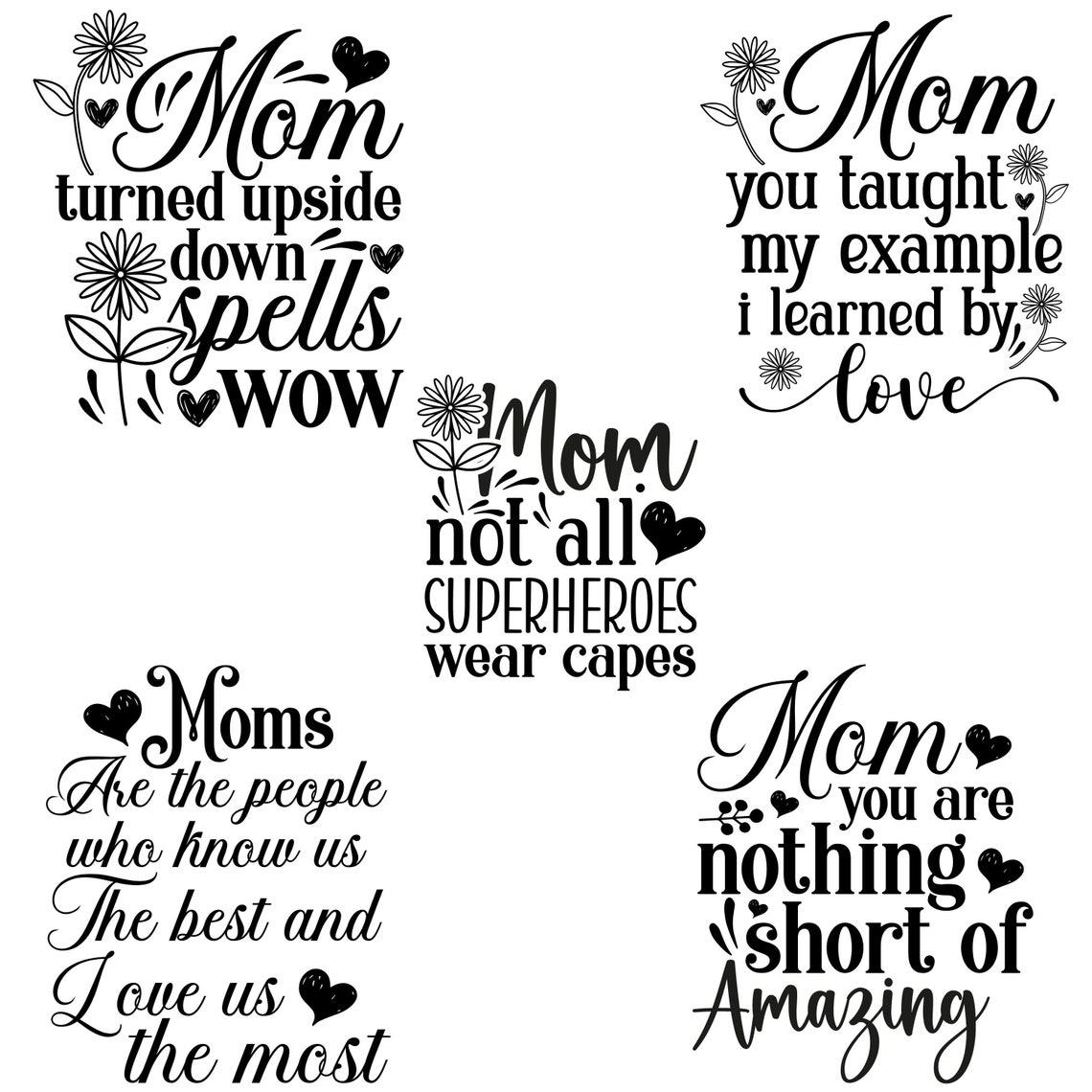 Mothers Day Quotes Svg Bundle Big Mothers Day Quotes Svg Bundle