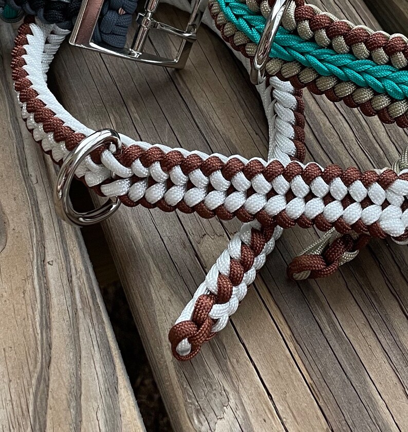 Adjustable Stitch Pattern Paracord Dog Collar - Etsy