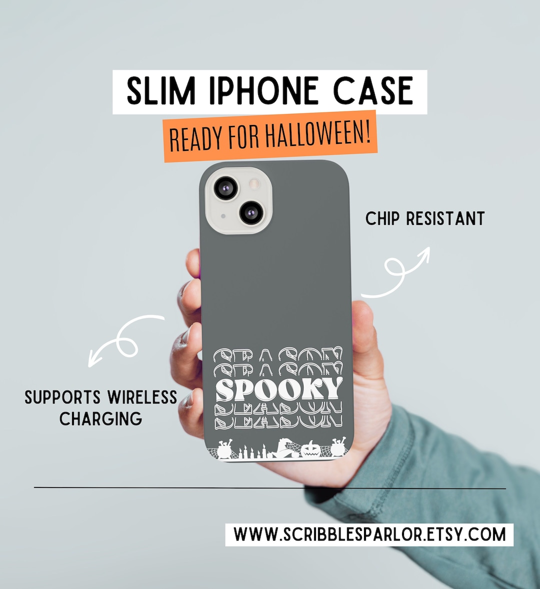 Spooky Halloween Iphone Case - Etsy