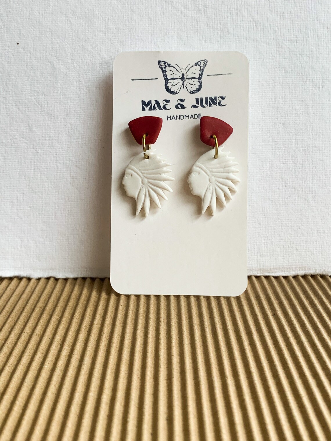 Kansas City Chiefs Red & White Chiefs Earrings - Etsy