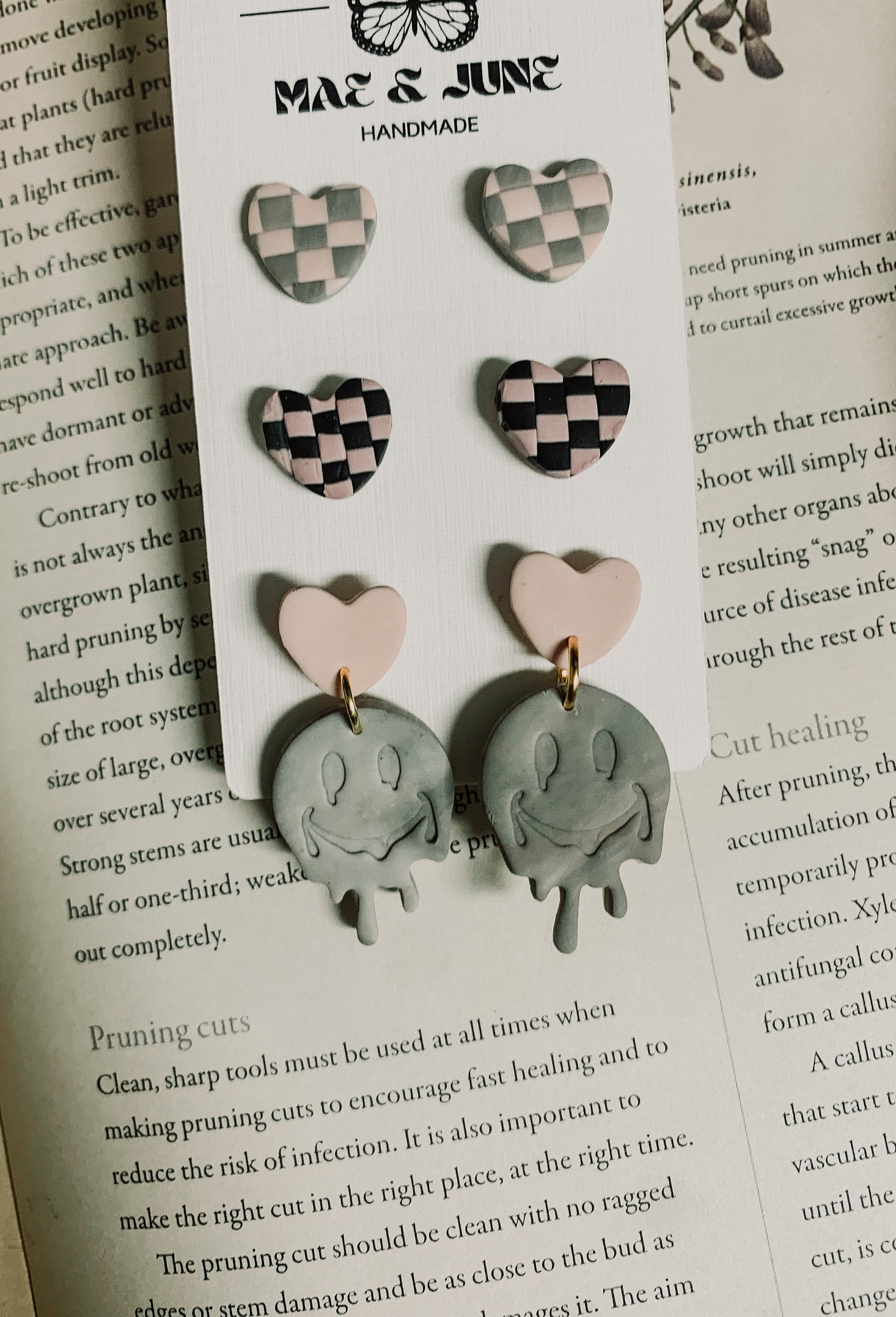 Concrete and Heart Droopy Smiley Face - Etsy