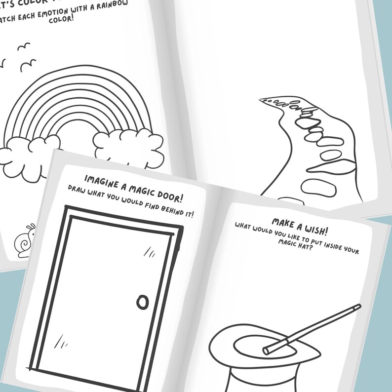 Art Therapy Worksheets for Kids Printable Emotional Wellbeing Activity ...
