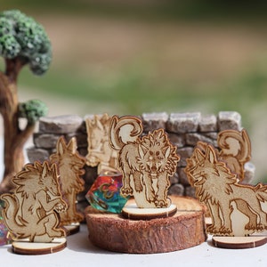 Wolves (set of 6) | Dungeons and Dragons | Dnd | Pathfinder | TTRPG ...