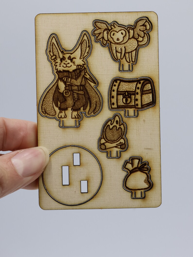 Rabbit Folk Rogue Miniature: TTRPG Dnd and Pathfinder Harengon Standee ...