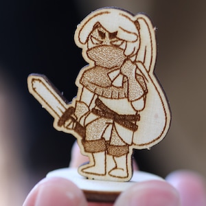 Bandit Miniature Set (6): 2D TTRPG Standees for Dnd Pathfinder2e - Etsy