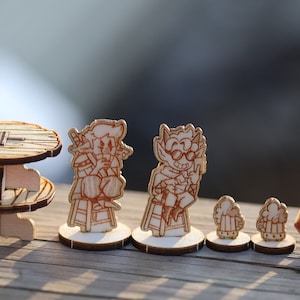 Tavern Card Player Npcs : TTRPG Dnd and Pathfinder Game Master Standees ...