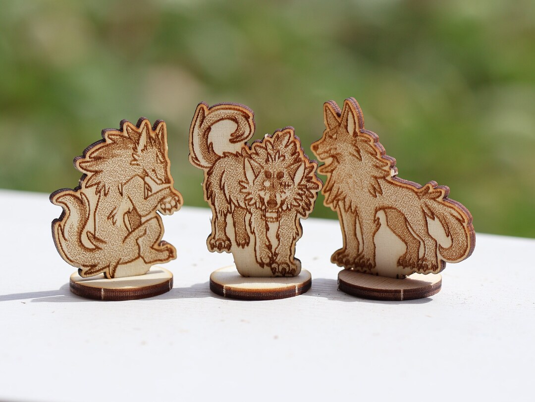 Wolves (set of 6) | Dungeons and Dragons | Dnd | Pathfinder | TTRPG ...