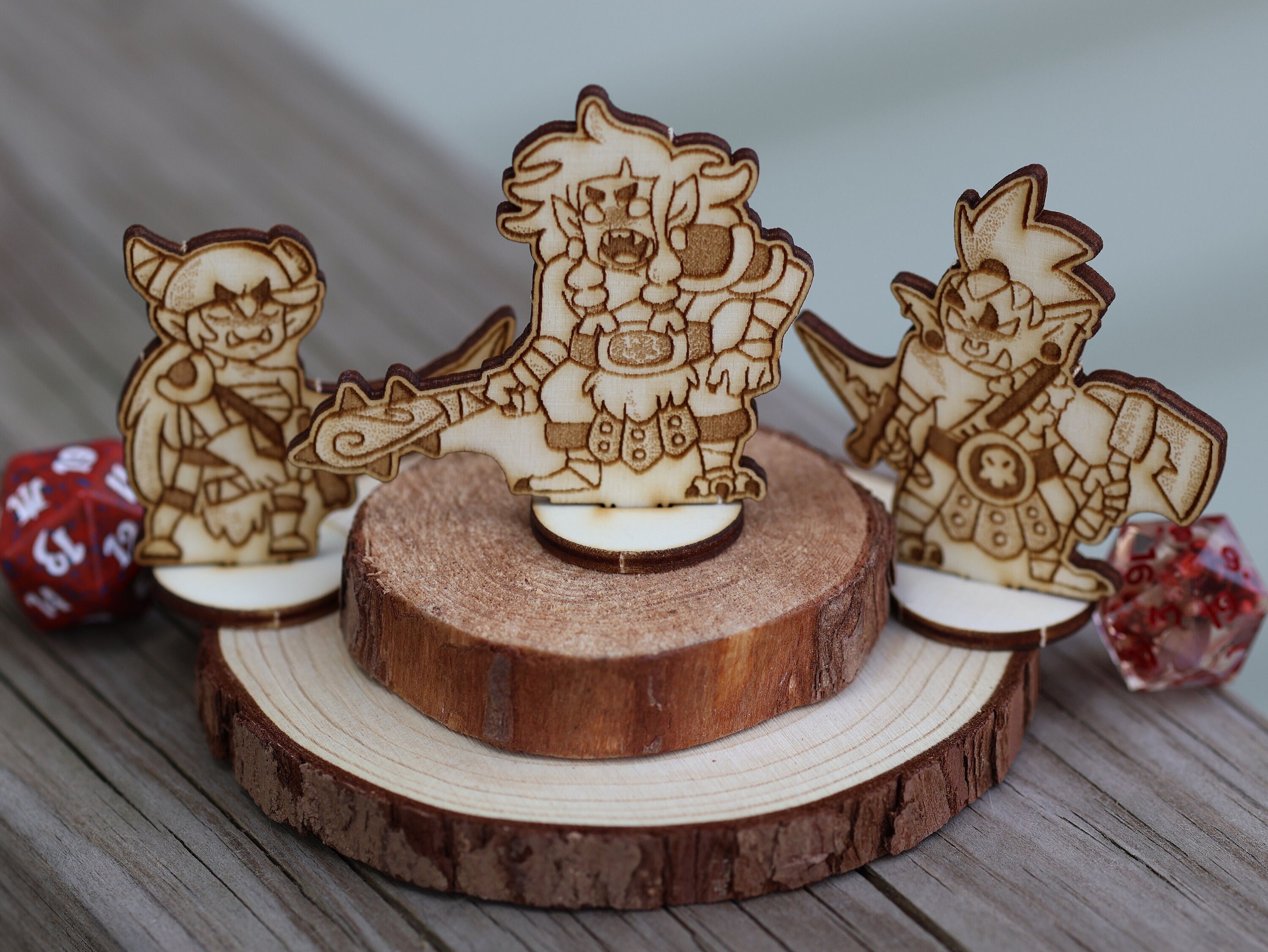 Orc Miniature set of 6 Dungeons and Dragons Dnd - Etsy