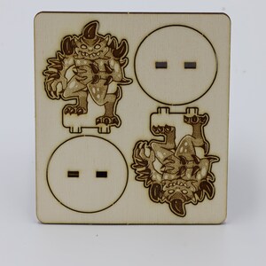 Slaad Miniatures set of 10 Dungeons and Dragons Dnd Pathfinder TTRPG 2D ...