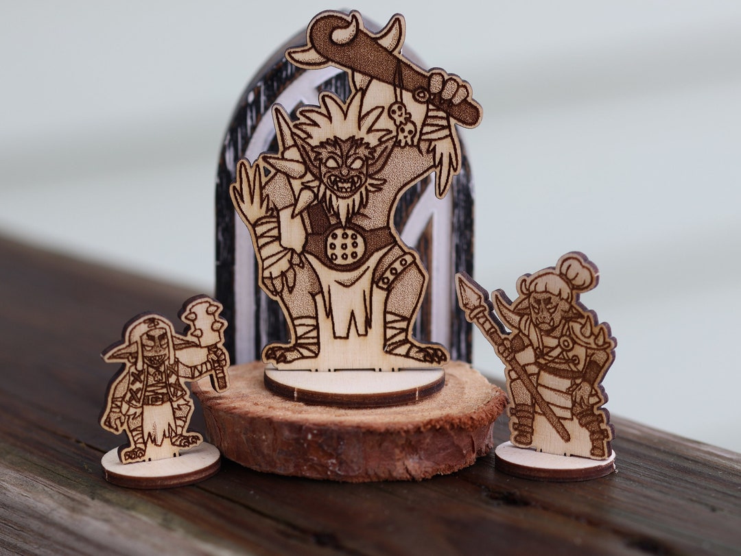 Goblinoid Miniatures (set of 14): TTRPG Dnd and Pathfinder2e Standees ...
