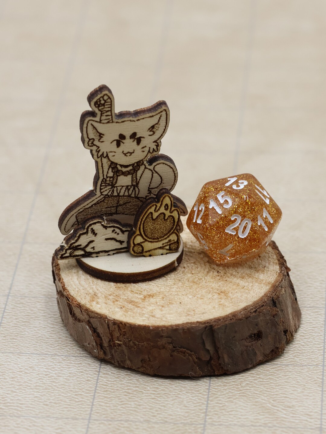 Tabaxi Monk Miniature | Dungeons and Dragons | Pathfinder | TTRPG | 2D ...