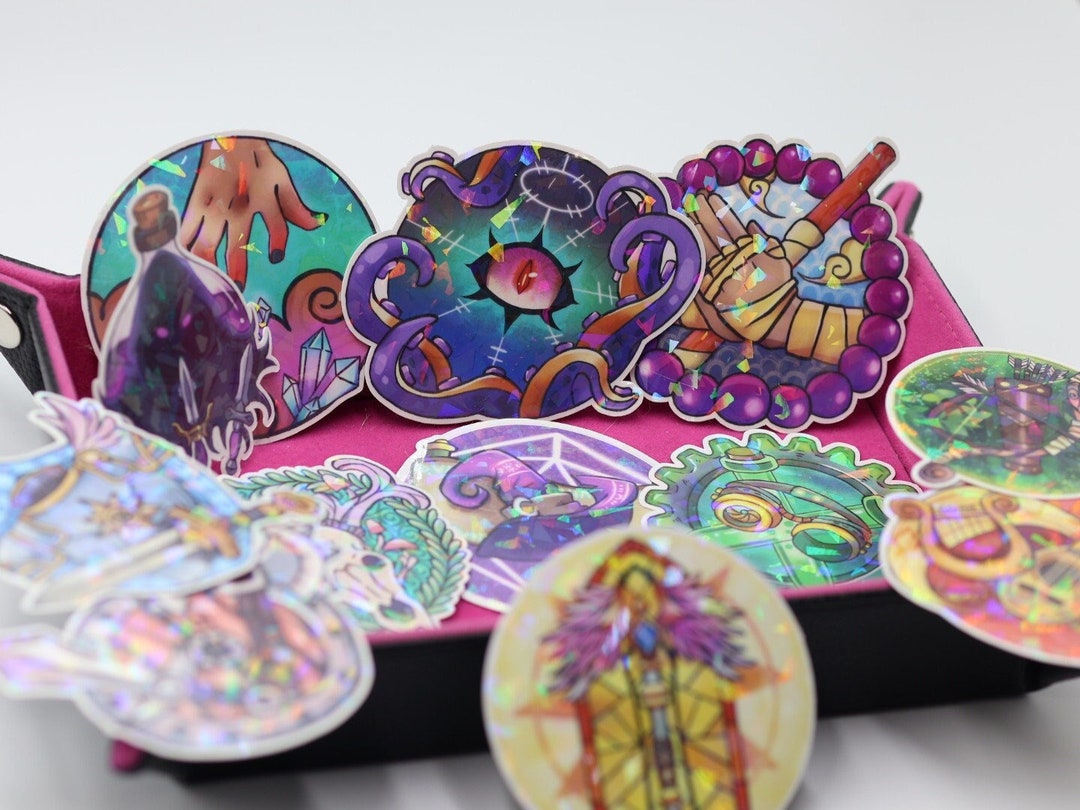 Dnd Class Stickers Holographic Tabletop Sticker Dnd Sticker Set Dnd ...