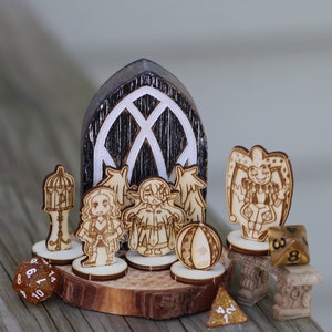 Priestess, Noble, Jester Npcs Miniatures: TTRPG Dnd NPC Standees ...