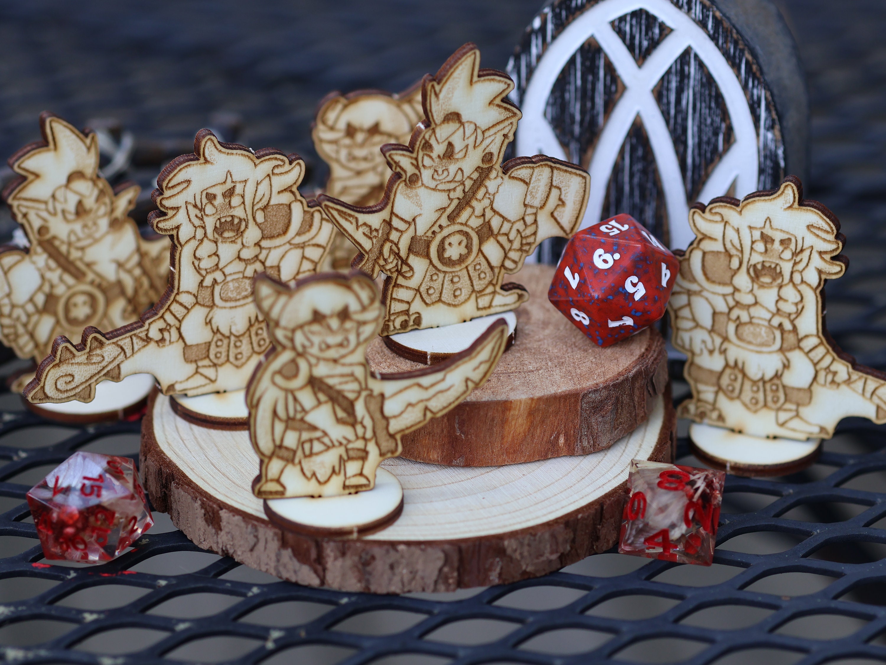 Orc Miniature set of 6 Dungeons and Dragons Dnd - Etsy