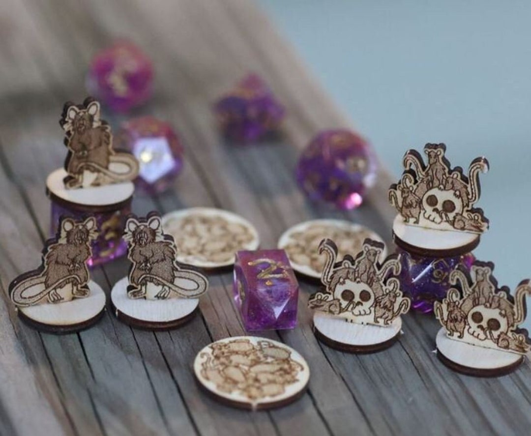 Rat Miniatures set of 19 Giant Rat Rat Horde Rat Figure Dungeons and ...