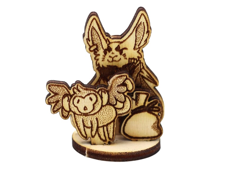 Rabbit Folk Rogue Miniature: TTRPG Dnd and Pathfinder Harengon Standee ...
