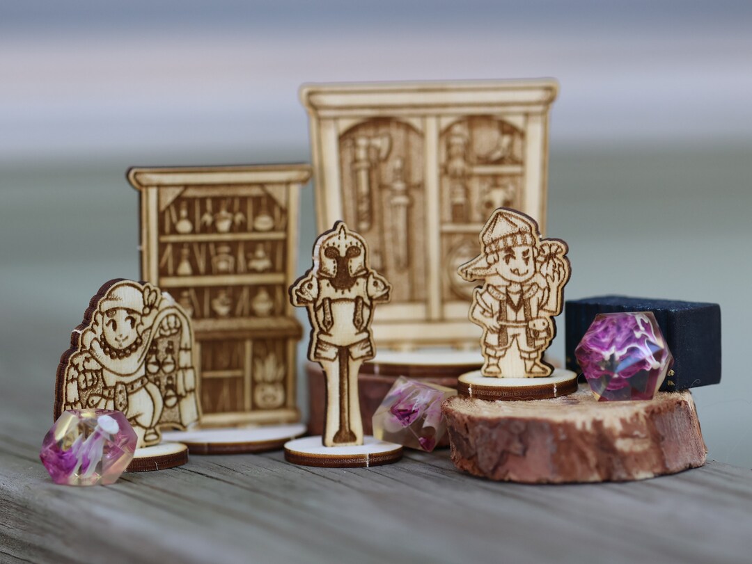 Potion Seller and Merchant Npcs: TTRPG Dnd Mini Figures, Shopkeeper ...