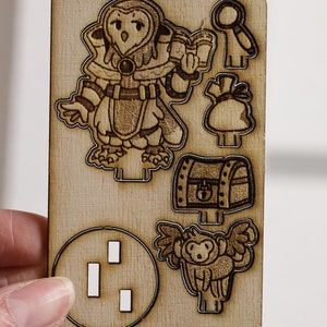 Owlin Wizard Miniature | Dungeons and Dragons | Pathfinder | TTRPG | 2D ...