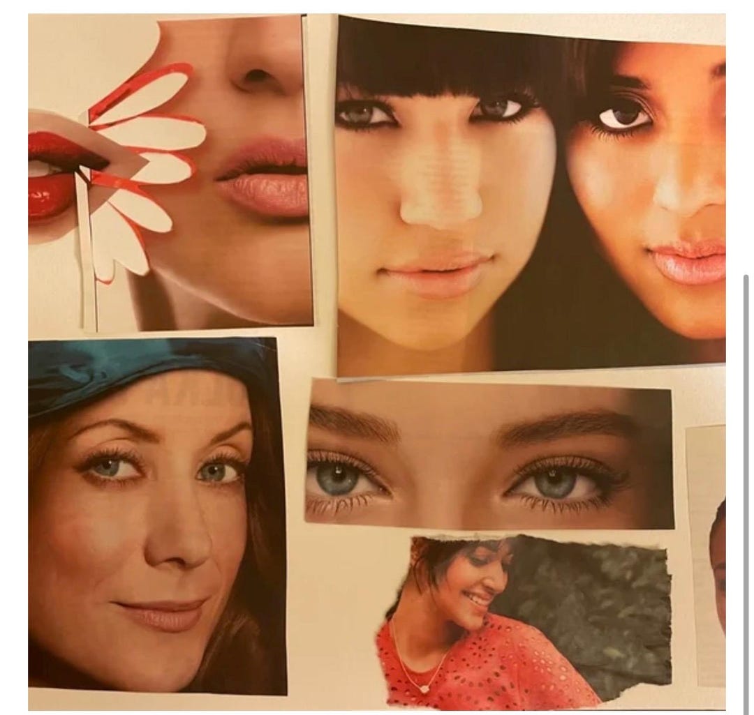 ASSORTED EXPRESSIVE Faces and Features Magazine Cutouts - Etsy