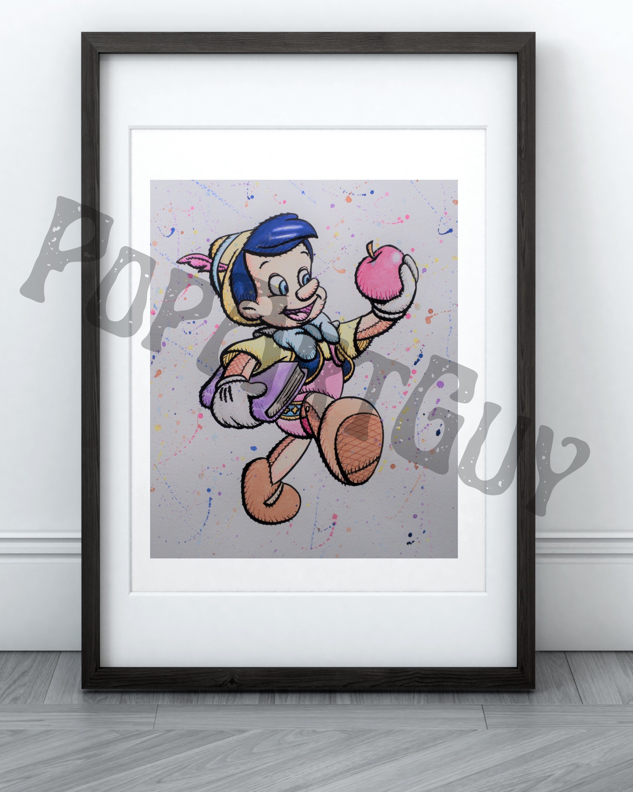 Pinocchio Art Print, Walt Disney Art, Colorful Art Print - Etsy Australia