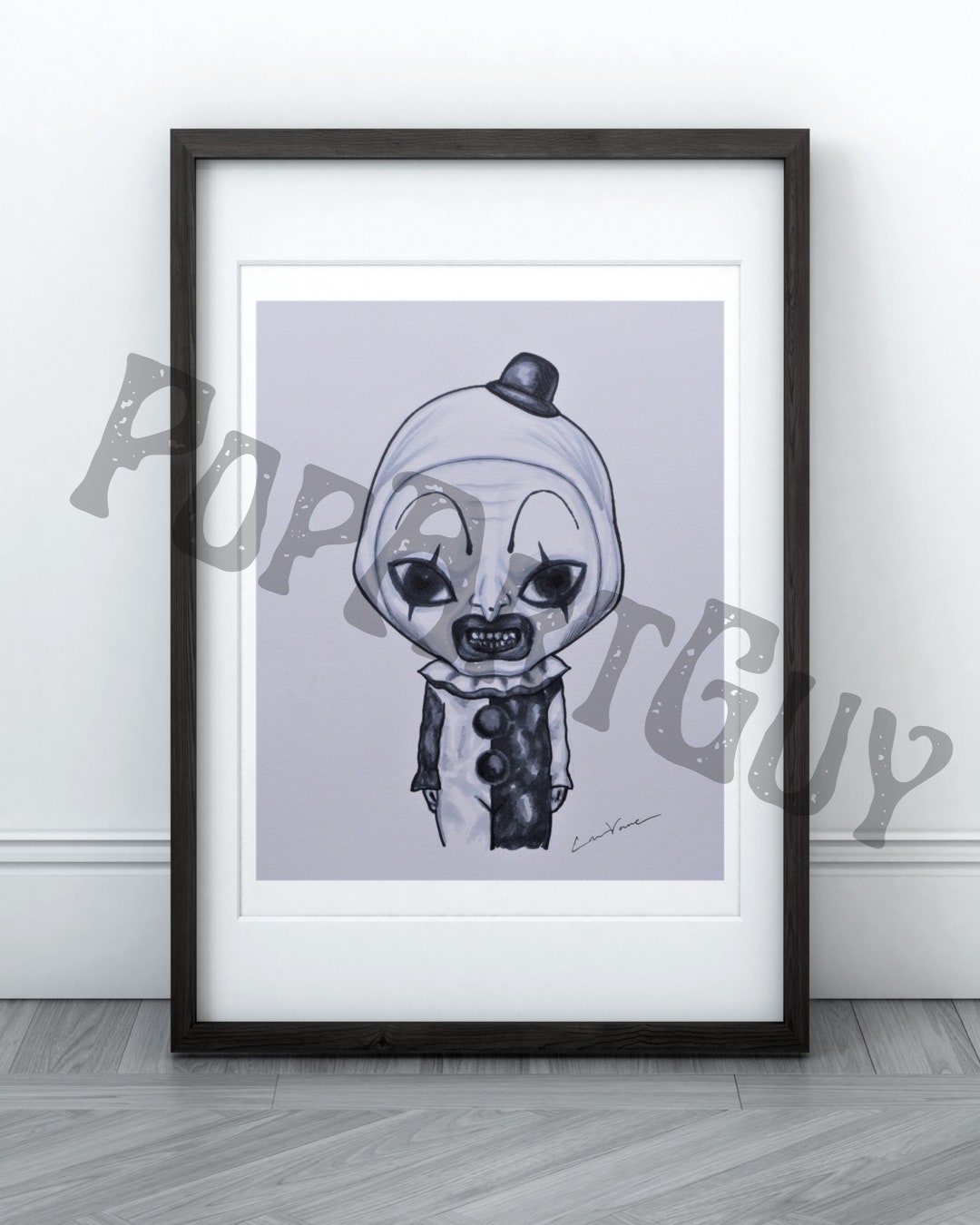 Terrifier Art Print Terrifier Clown Art Art the Clown Print - Etsy
