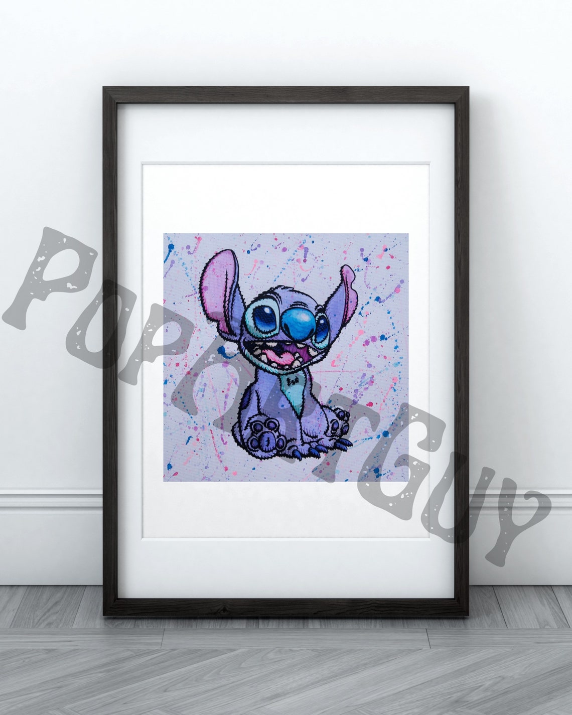 Stitch Art Print Disney Lilo and Stitch Art Print - Etsy