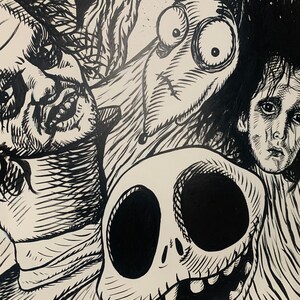 Tim Burton Iconic Characters Fan Art, Movie Art, Iconic Movies, Prints ...