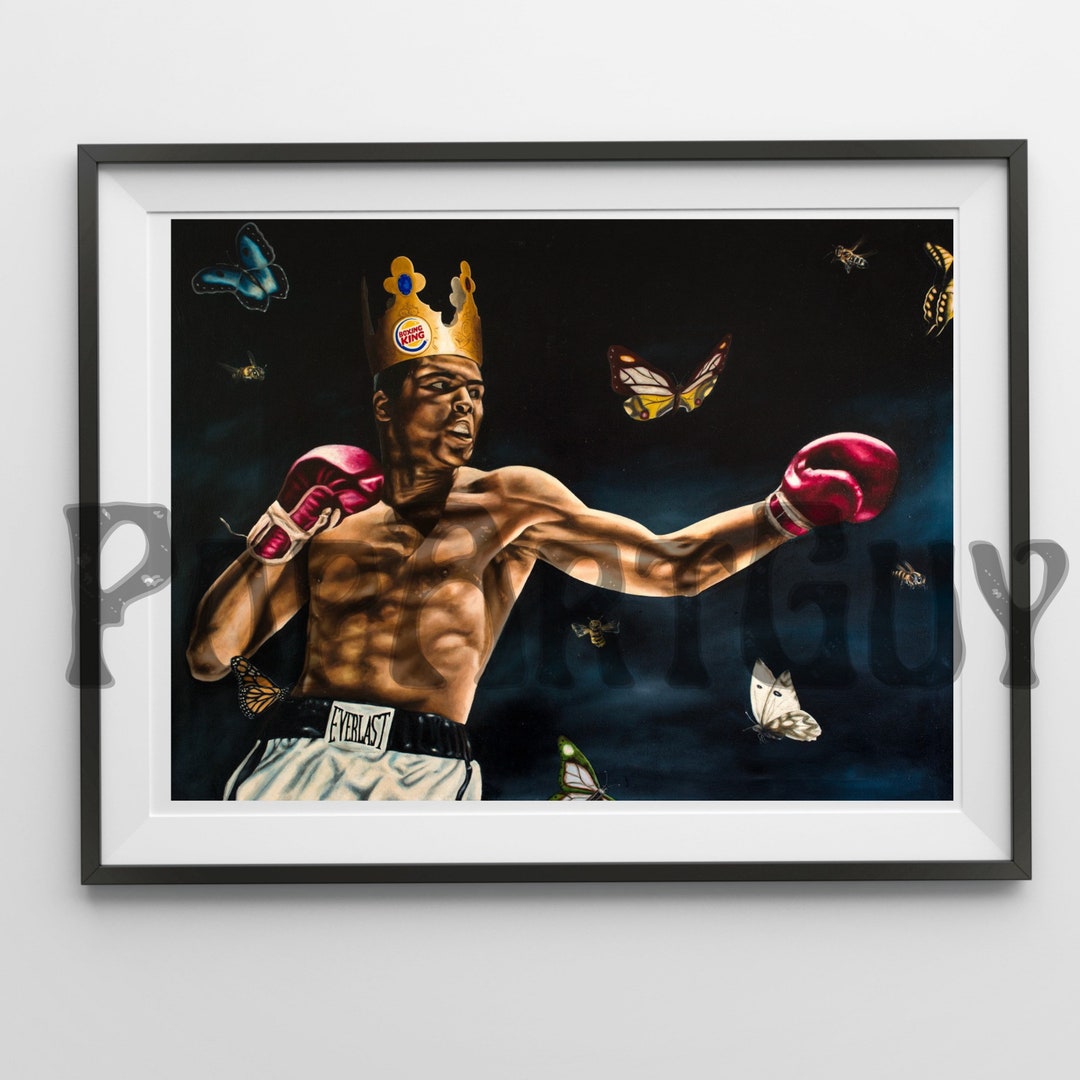 Muhammad Ali Artwork, Original Art Print, Famous Boxer Art, Ali - Etsy