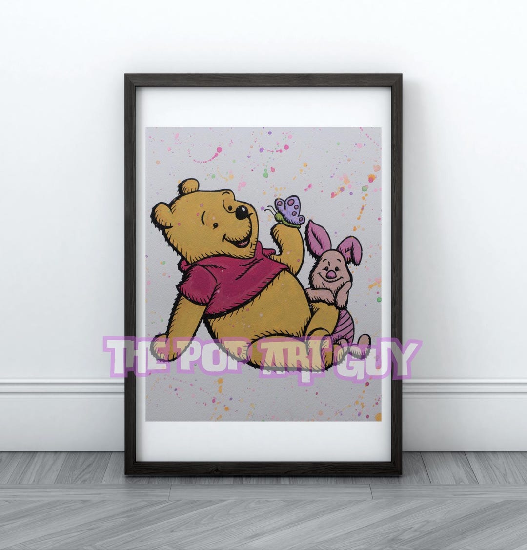 Winnie the Pooh Art Print, Classic Winnie the Pooh Art, Walt Disney Art ...