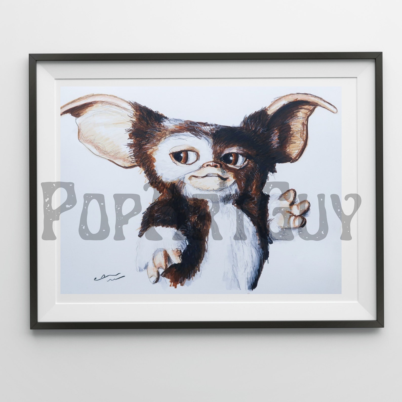 Gizmo Art Print, Pop Art, Pop Art Print, Gremlins Art, Iconic Movie Art ...
