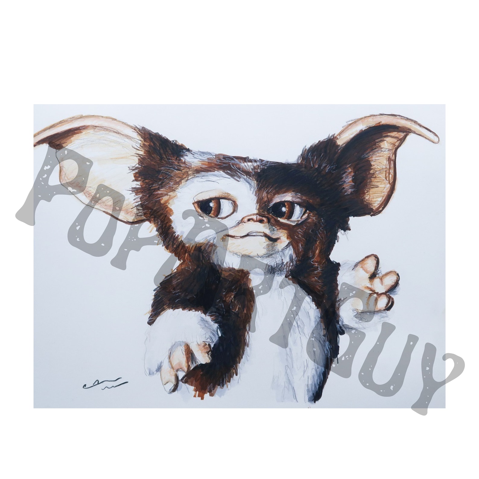 Gizmo Art Print Pop Art Pop Art Print Gremlins Art Iconic - Etsy