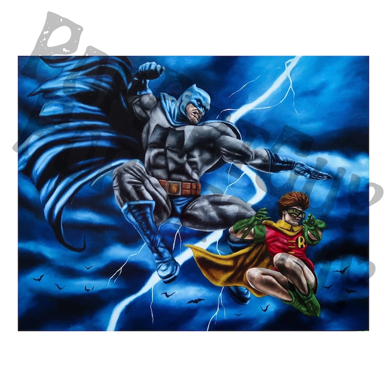 Batman Art Print, Superheld Art Print - Etsy.de