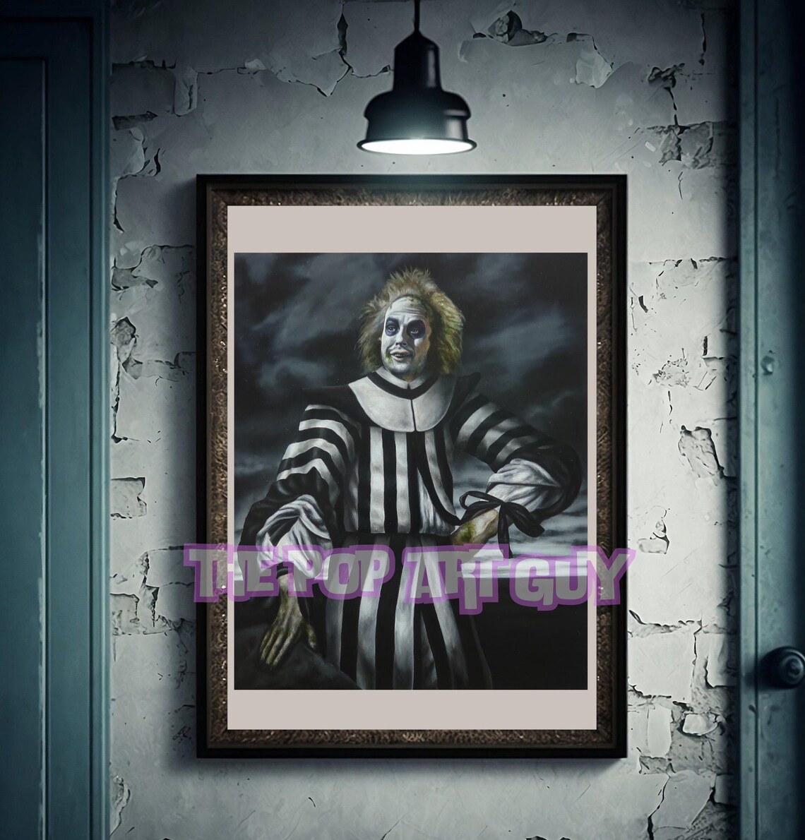 Beetlejuice Art Print, Halloween, Tim Burton Art, Beetlejuice, Movie ...