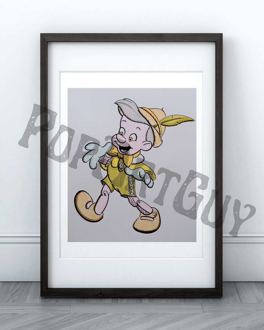 Pinocchio Art Print, Walt Disney Art, Colorful Art - Etsy